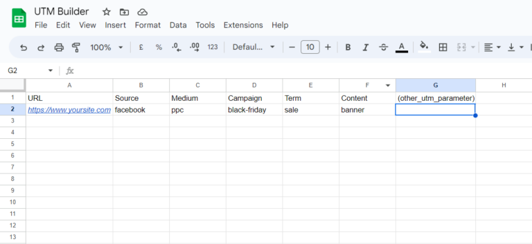 Top 7 UTM Builder Spreadsheet Templates To Better Manage Your Marketing ...
